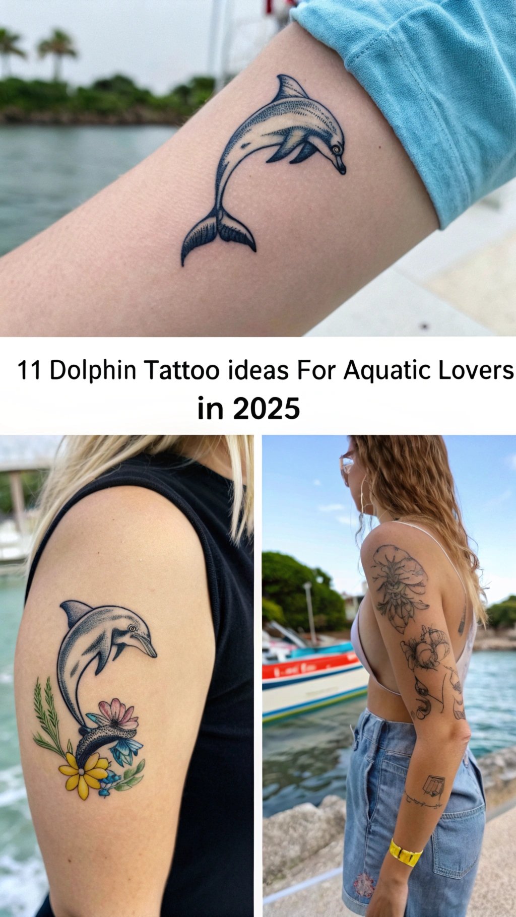 11 Dolphin Tattoo Ideas for Aquatic Lovers in 2026 - Stylishly