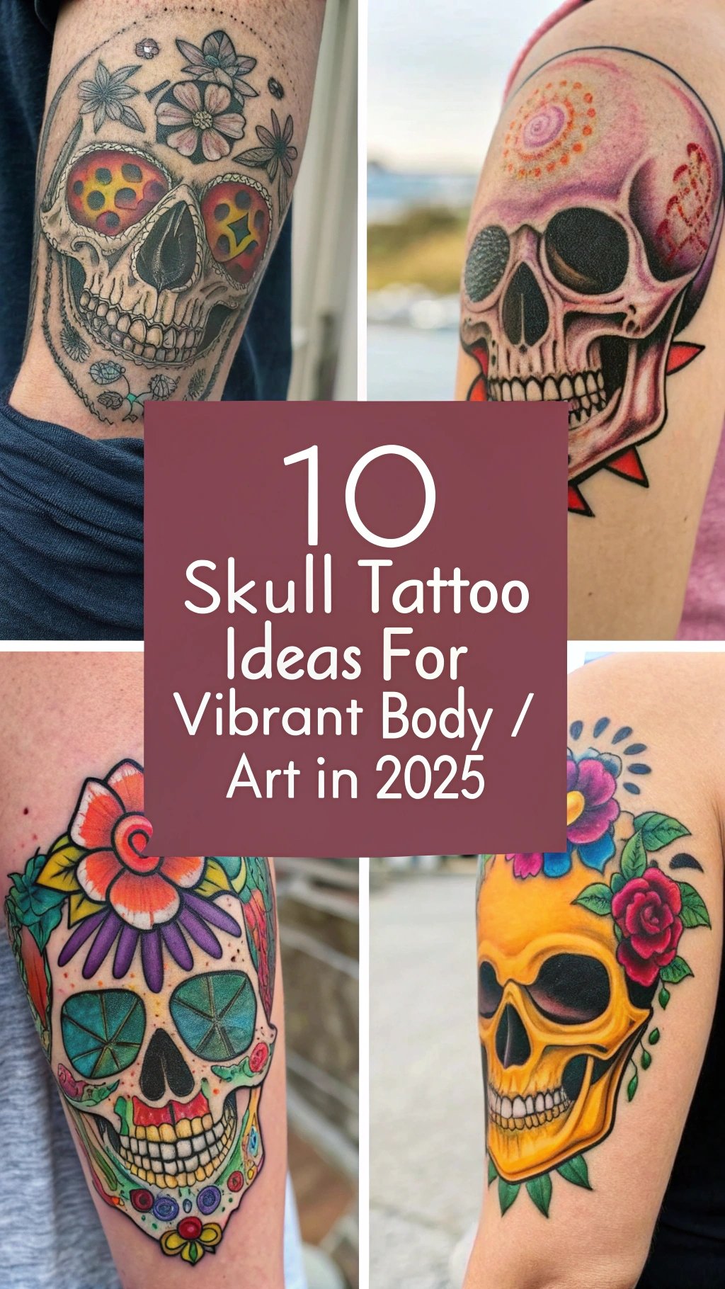 10 Skull Tattoo Ideas for Vibrant Body Art in 2026 - Stylishly